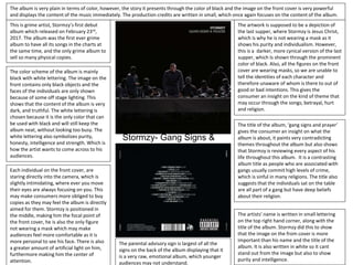 analysis of album covers | PPTX