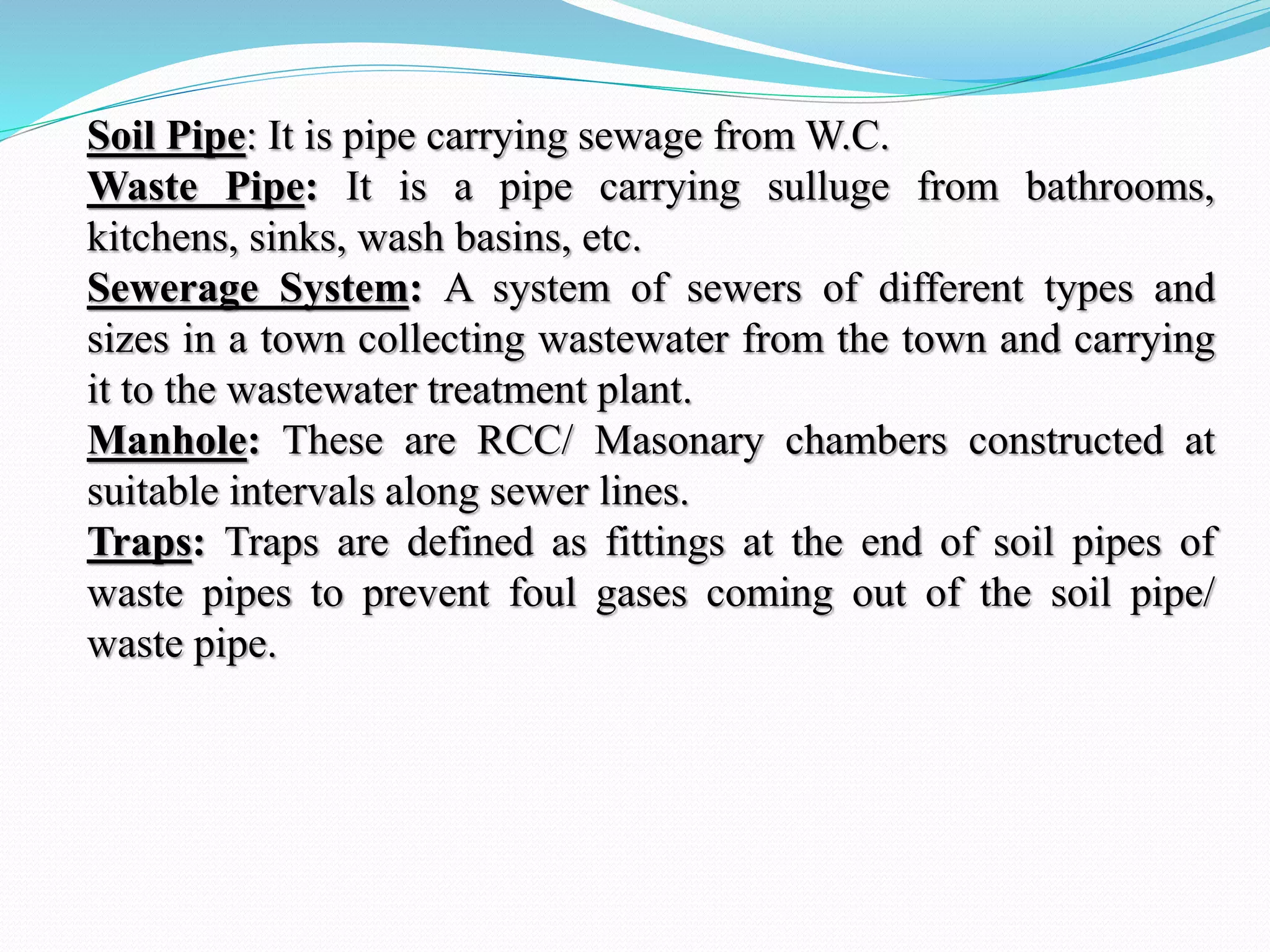 House Drainage System | PPTX