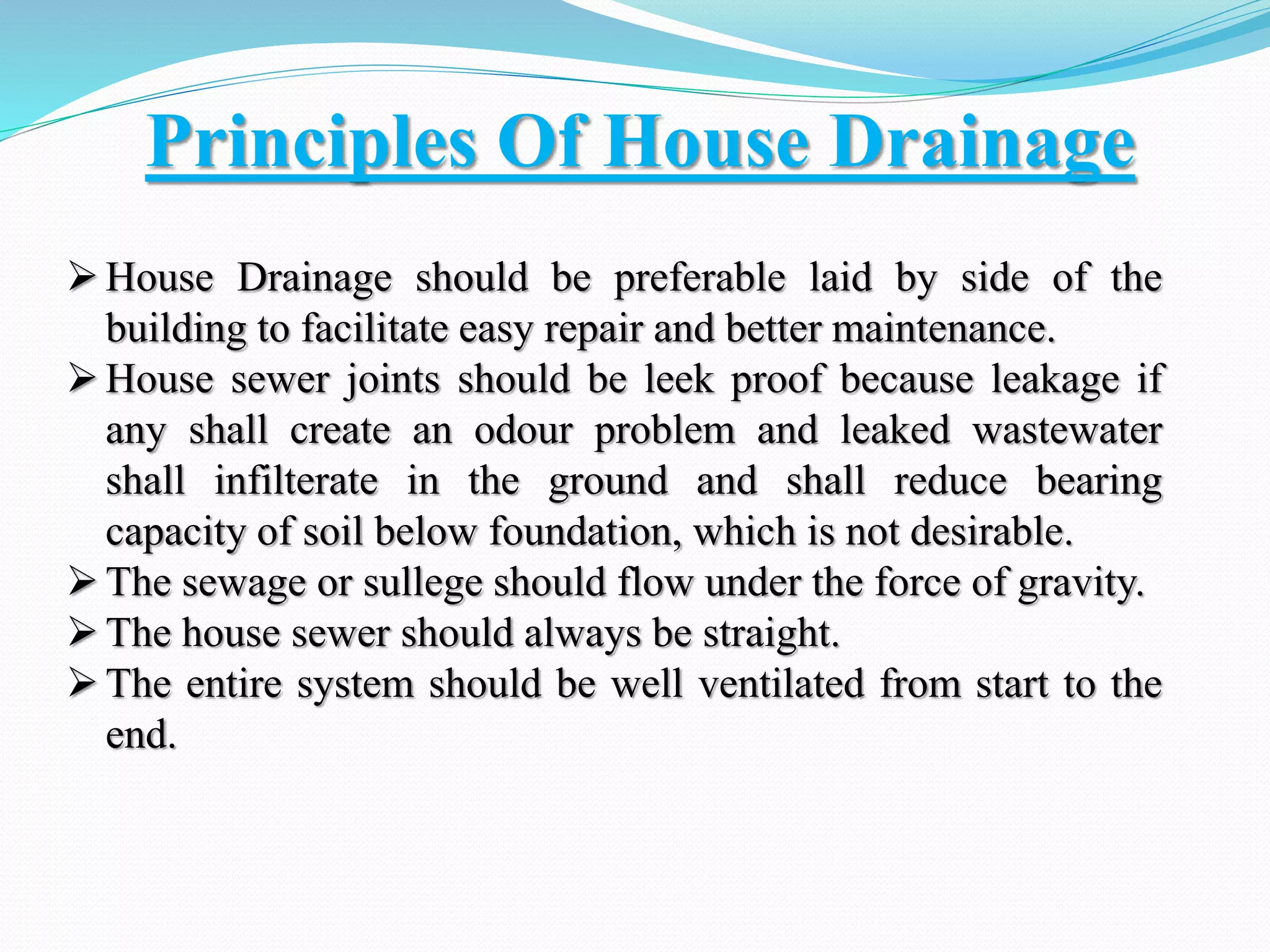 House Drainage System | PPTX