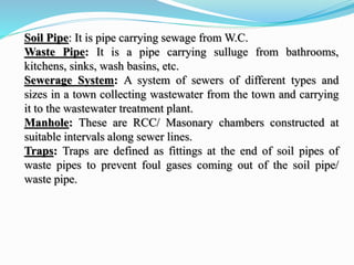 House Drainage System | PPTX