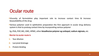 Approaches for delivery of protein, peptides & vaccines | PPTX