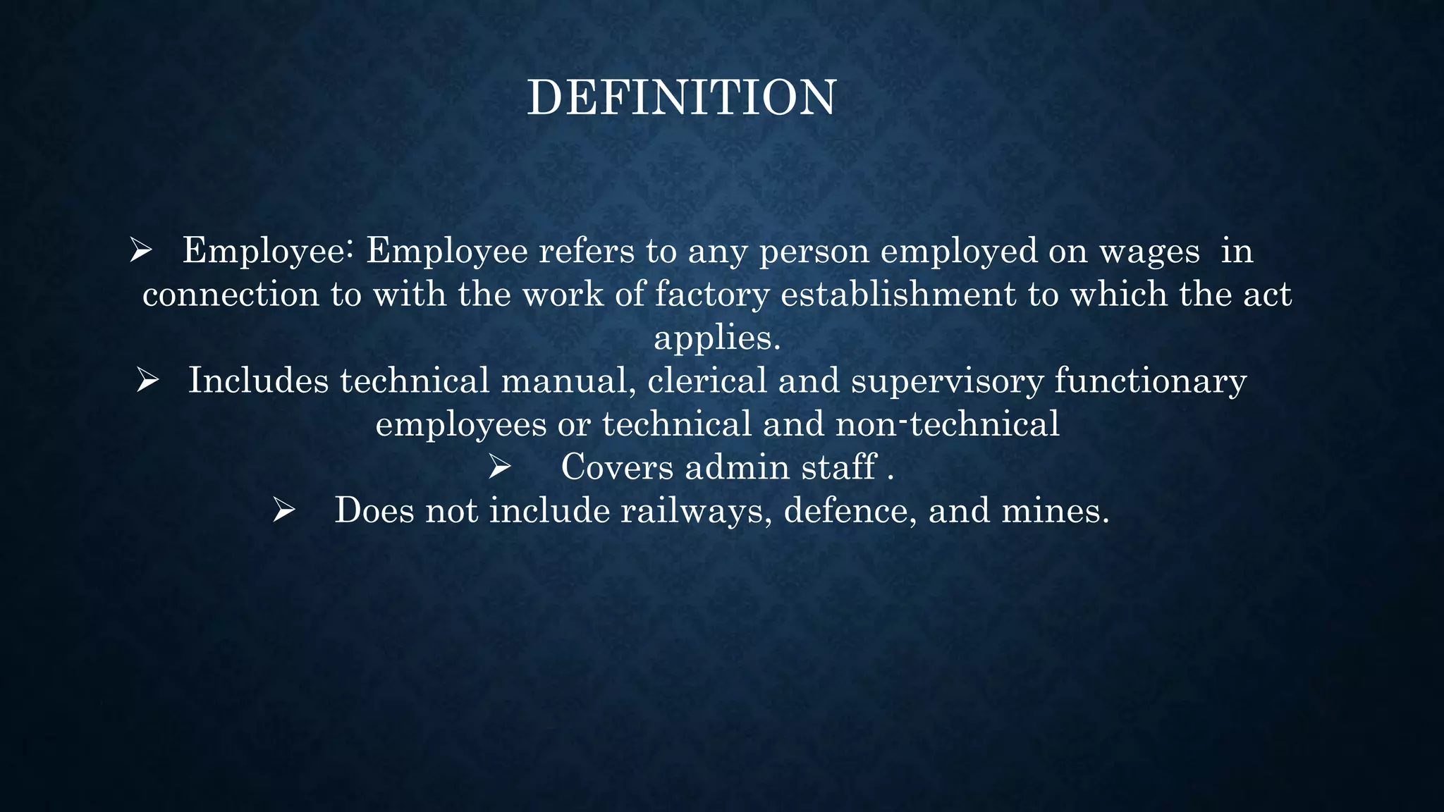 Employee state insurance act 1948 | PPTX