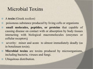 Microbial Toxins in soil | PPTX