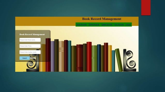 Report of Student management system | PPT