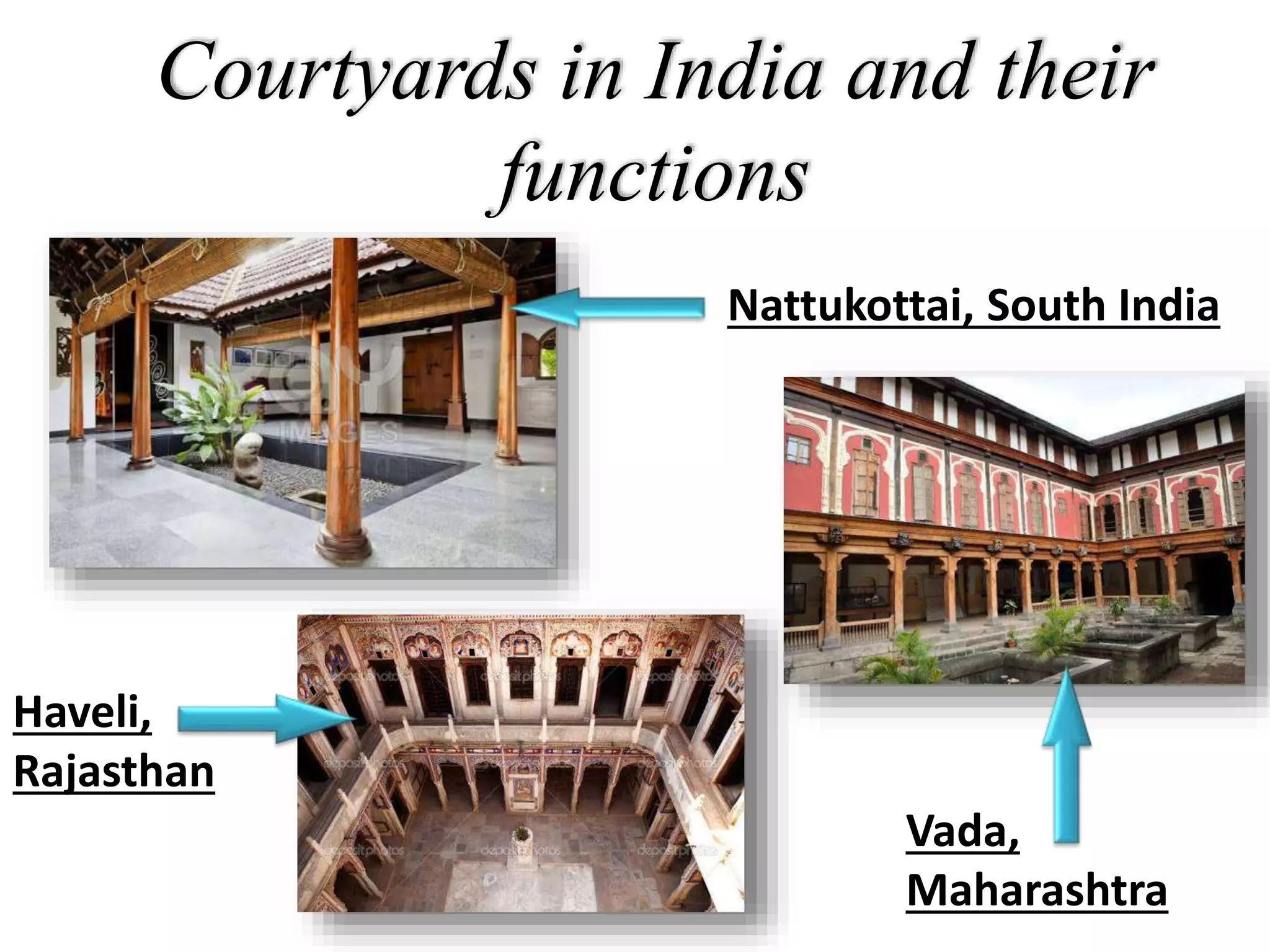 Courtyards Planning in Indian Context | PPTX