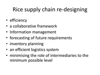 Management and ramping of rice production in INDIA ; need of the hour ...