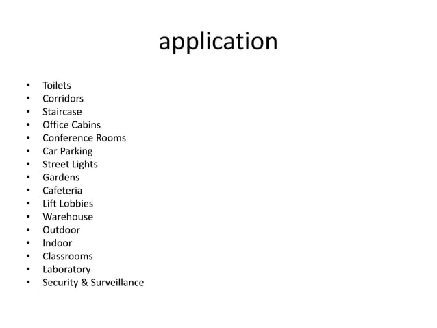Automatic light control using PIR sensor | PPTX | Technology & Computing