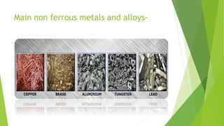 STUDY OF MICROSTRUCTURE OF NON FERROUS METALS AND ALLOYS | PPTX