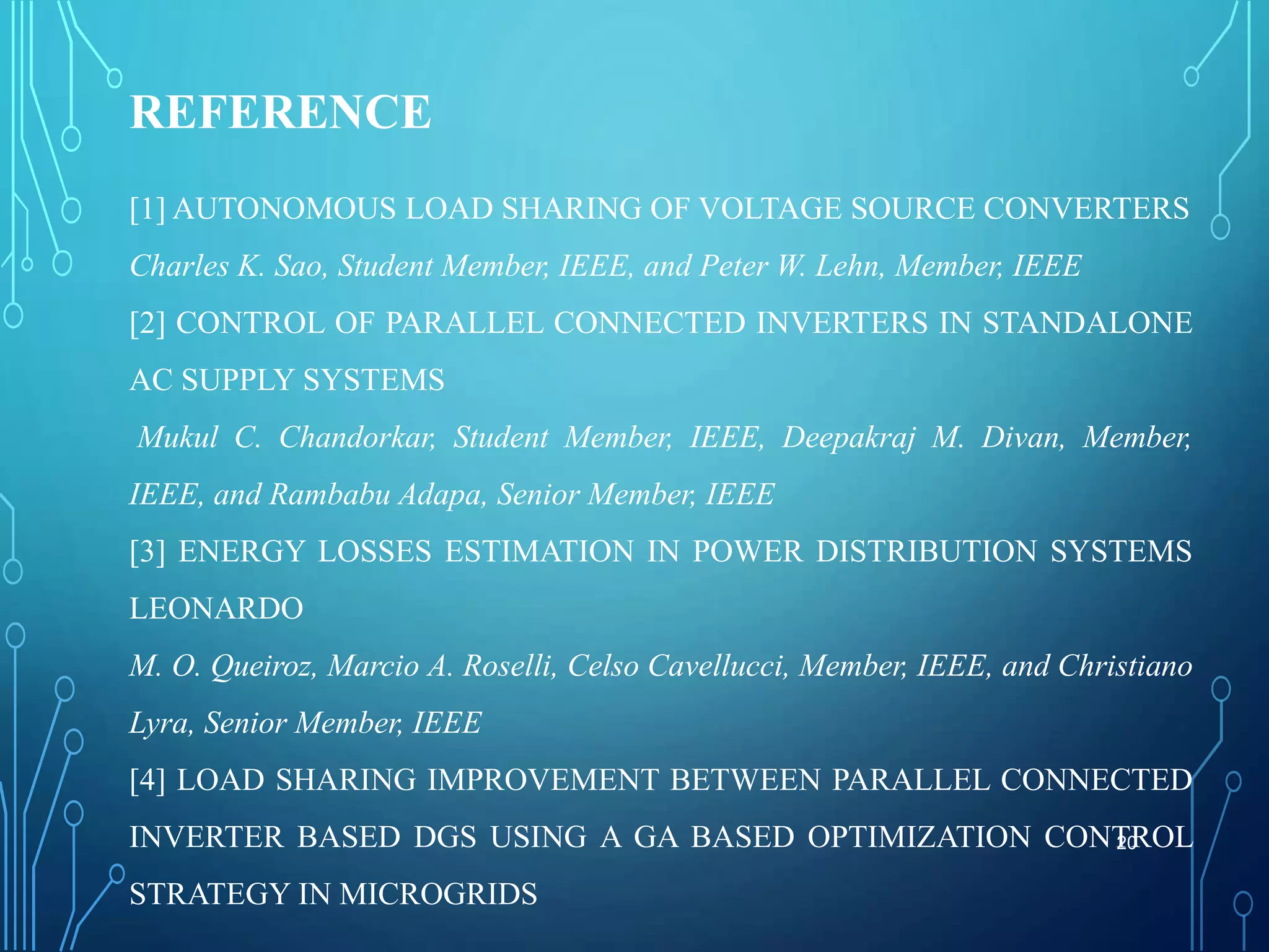 PLC Based Load Sharing | PPTX