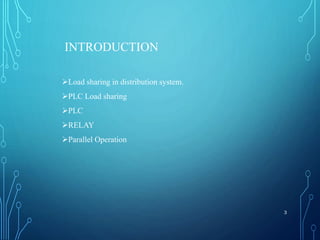 PLC Based Load Sharing | PPTX