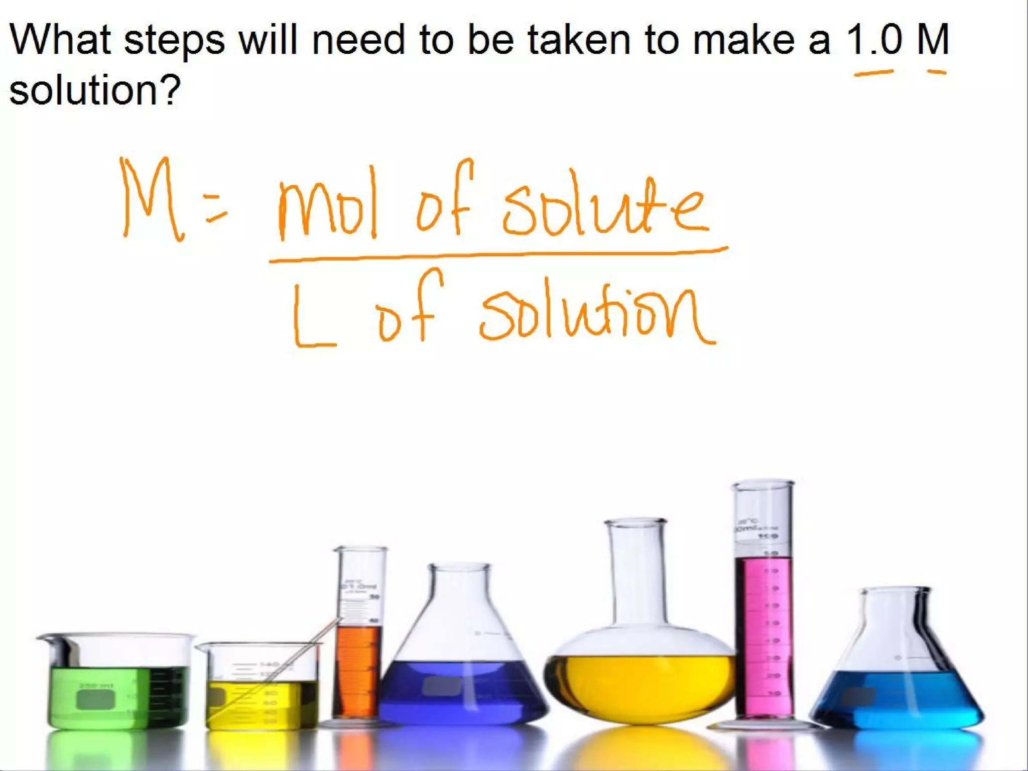 Making a Molar Solution | PPT