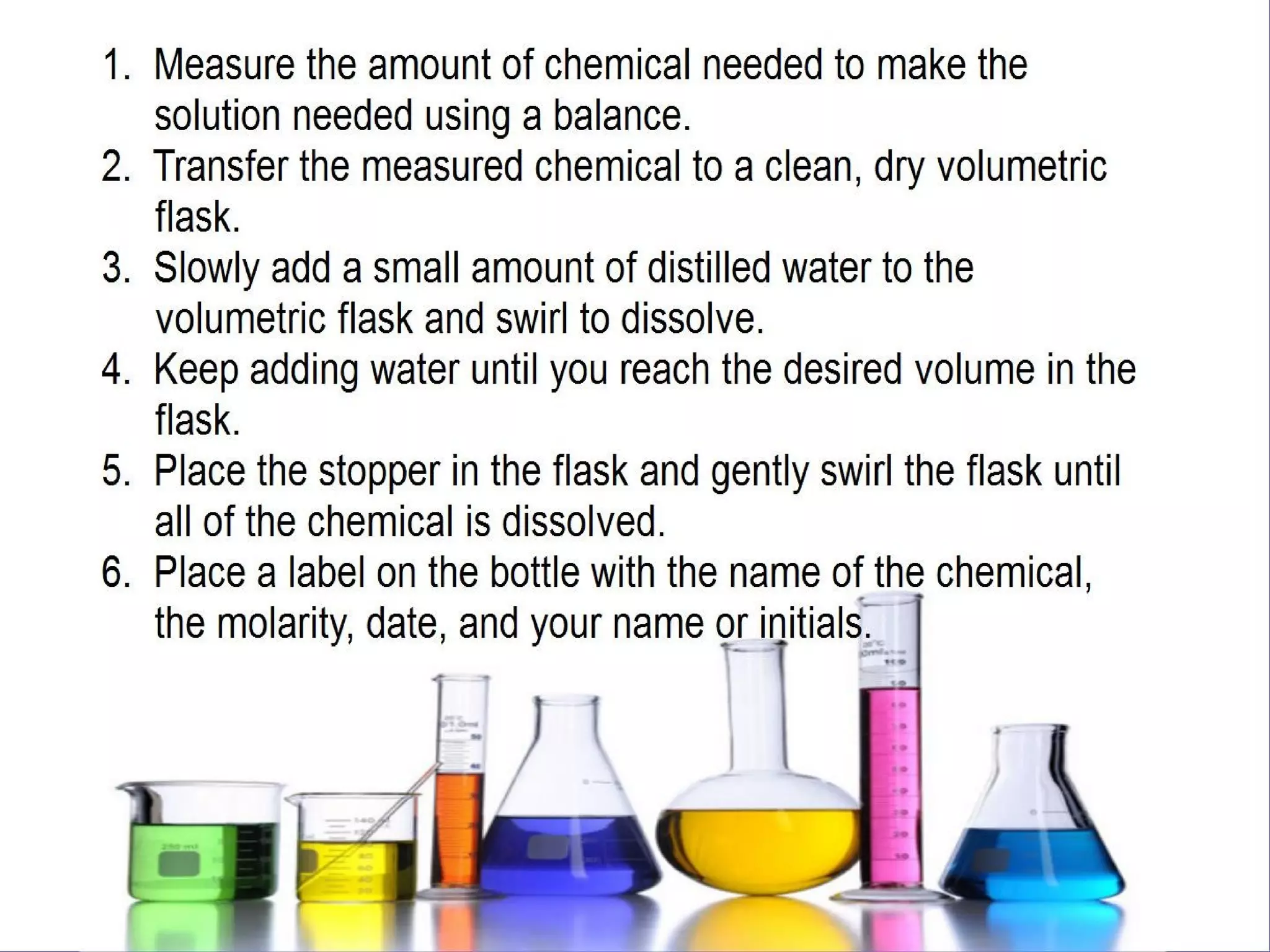 Making a Molar Solution | PPT