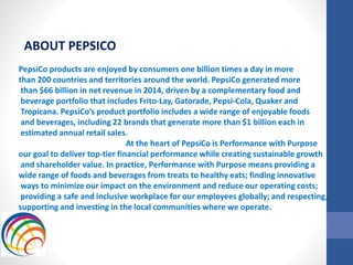 Presentation pepsico | PPTX