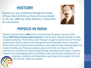 Presentation pepsico | PPTX