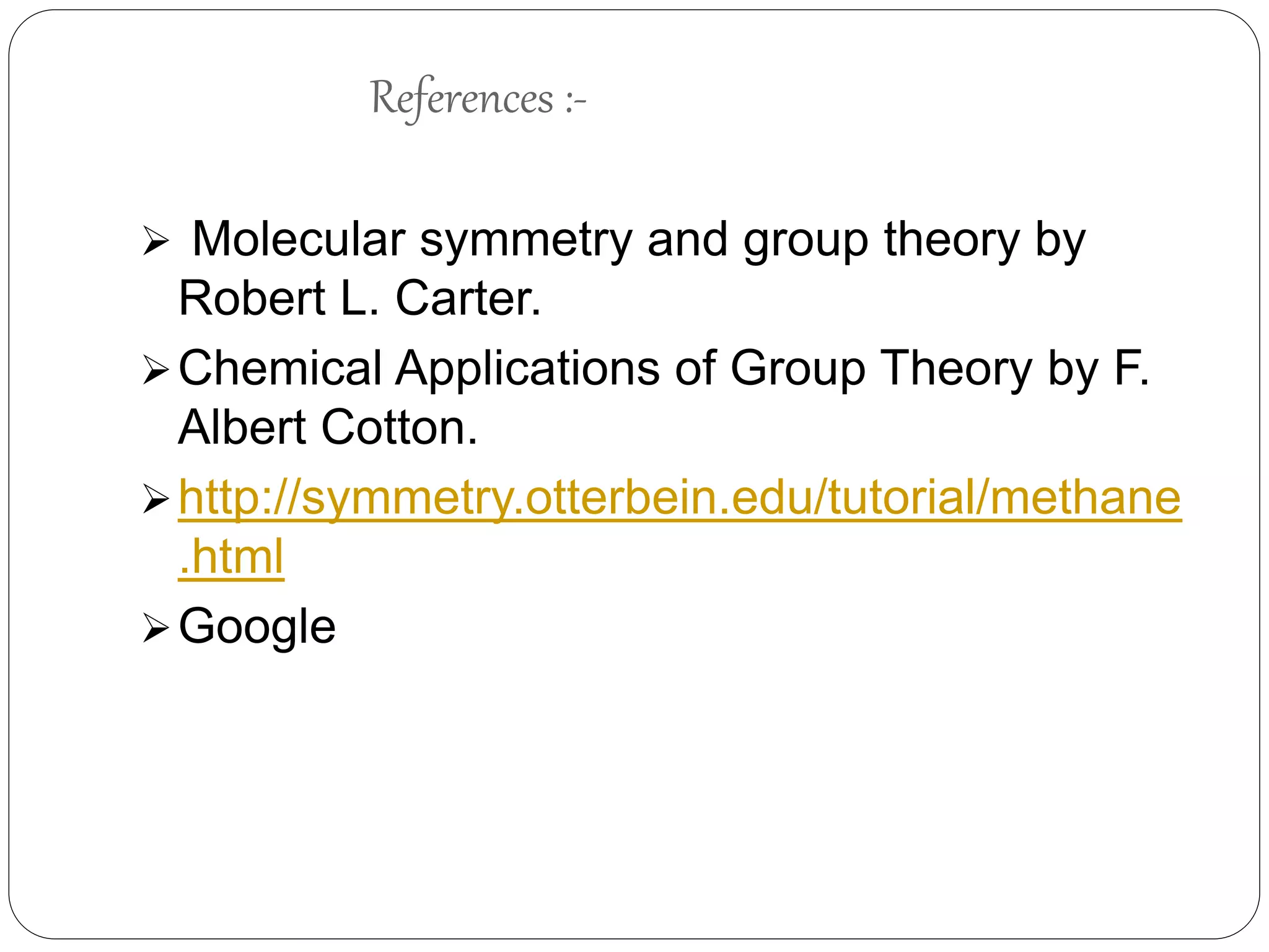 SYMMETRY ELEMENTS AND SYMMETRY OPERATIONS | PPTX