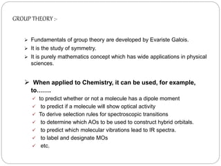 SYMMETRY ELEMENTS AND SYMMETRY OPERATIONS | PPTX