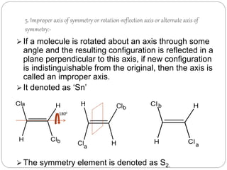 SYMMETRY ELEMENTS AND SYMMETRY OPERATIONS | PPTX