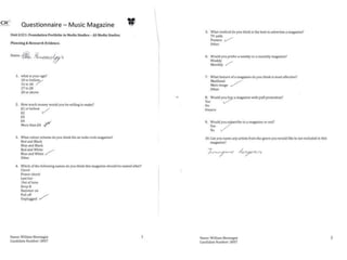 Completed questionaires | PPTX