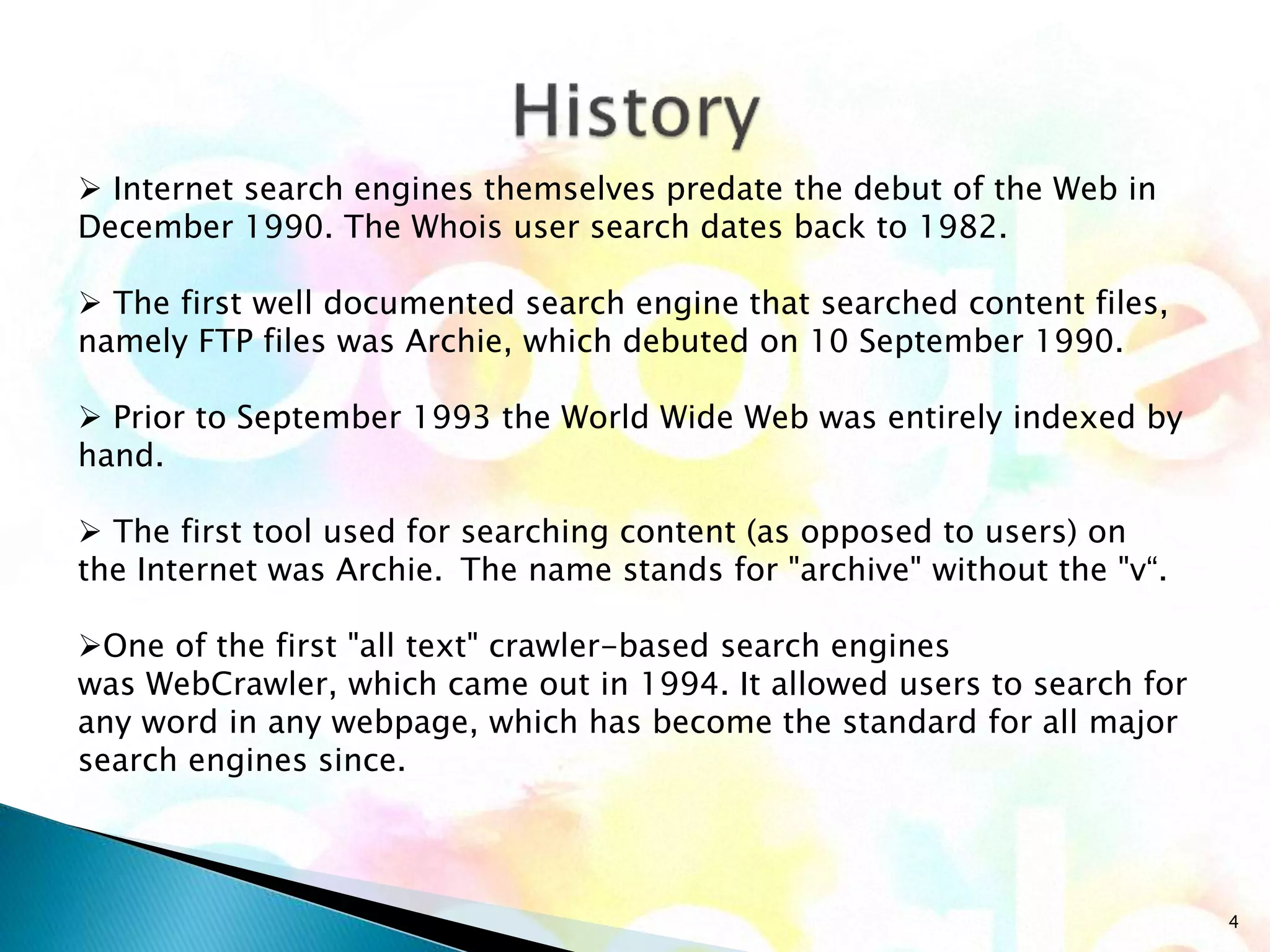 Search Engines | PPT | Free Download