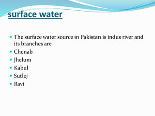 Irrigation System Of Pakistan | PPTX