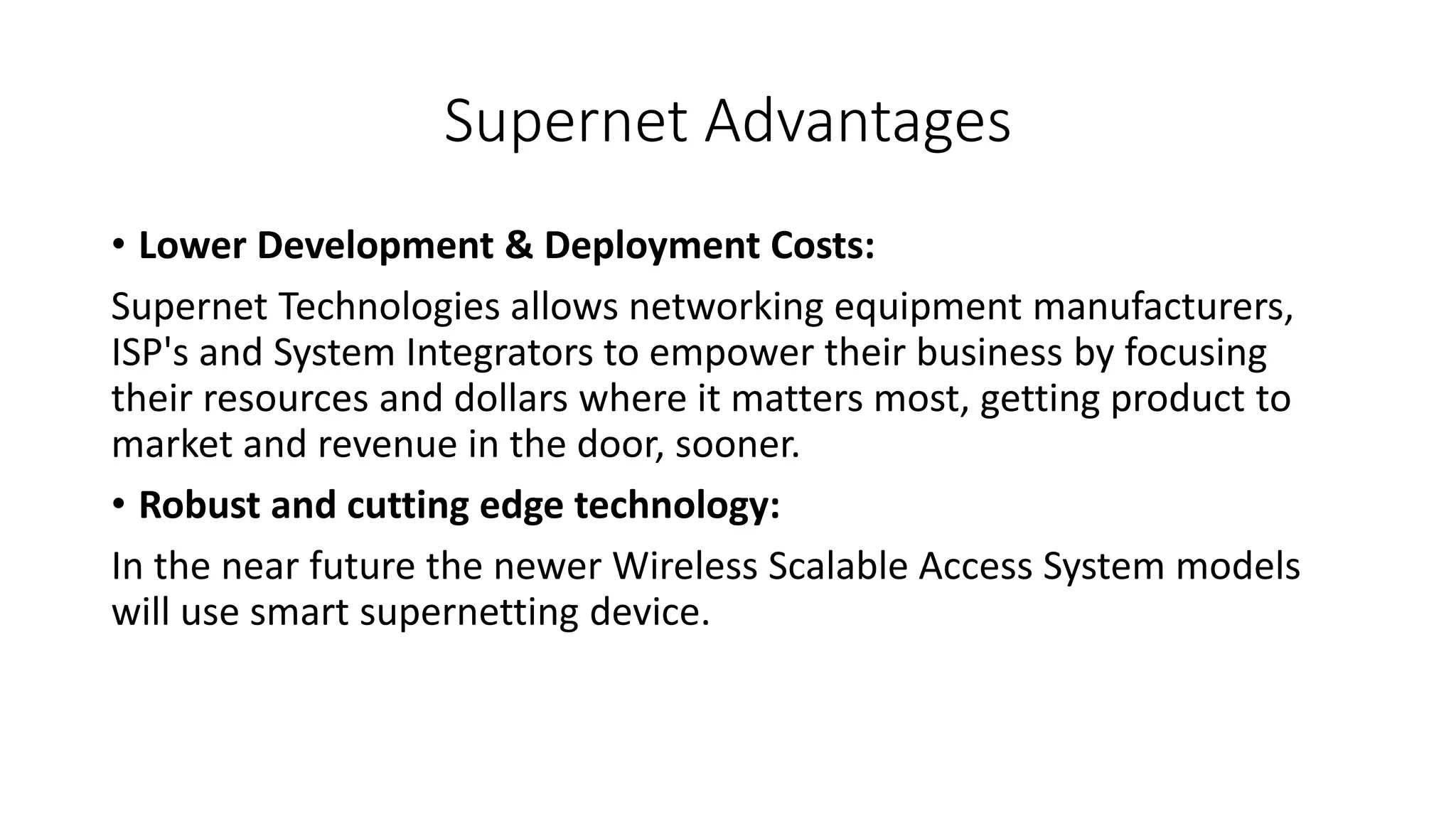 VLSM & SUPERNETTING | PPTX