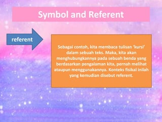 symbol and referent (Tesha amadea) | PPTX