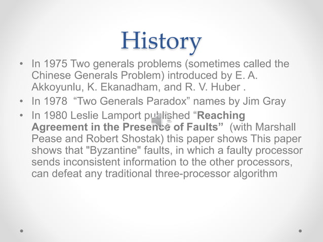 Randomized Byzantine Problem By Rabin Ppt