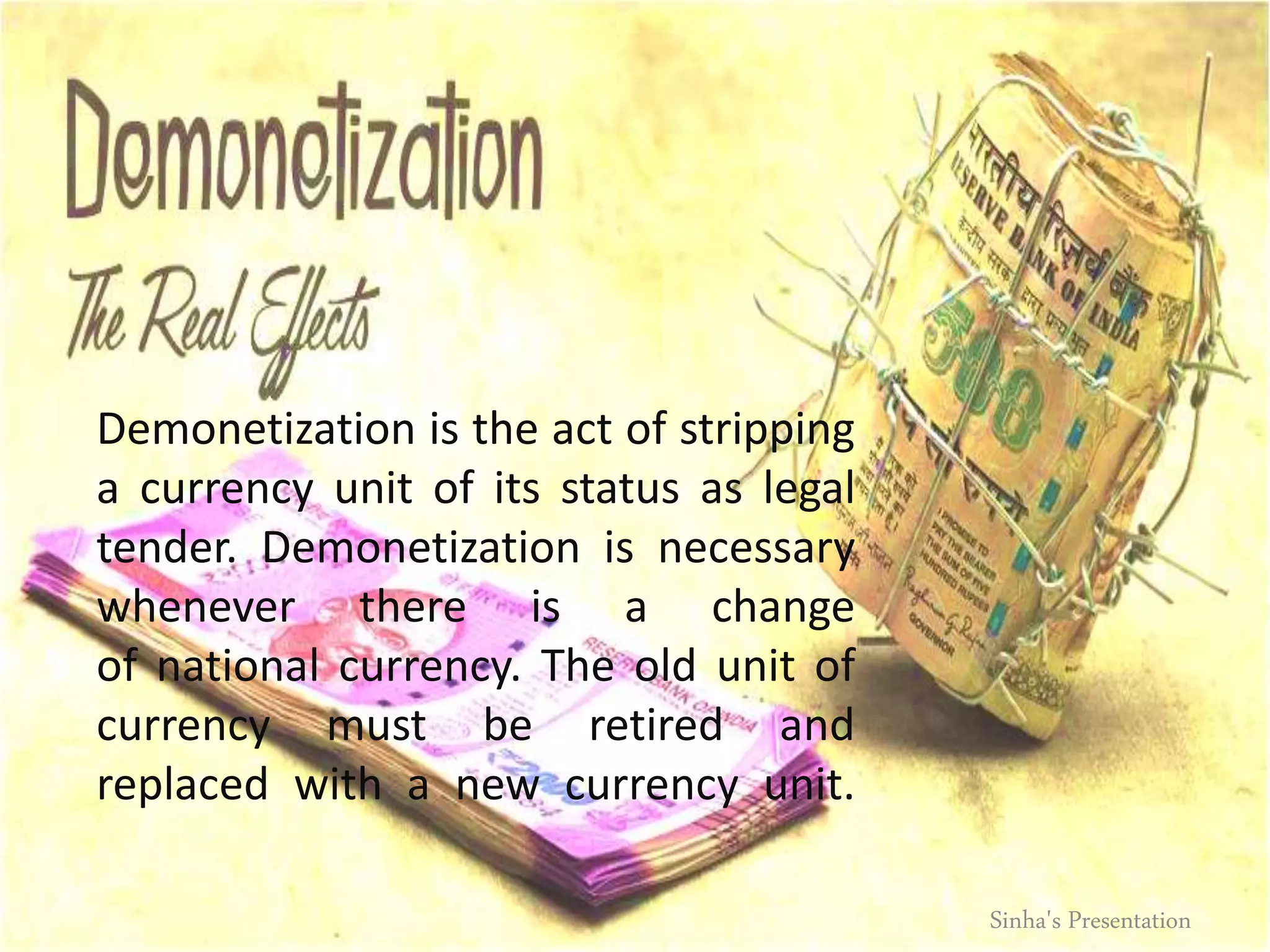 Demonetization | PPT