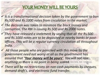 Demonetization | PPT