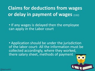 Wages and Payments | PPTX