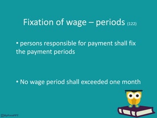 Wages and Payments | PPTX
