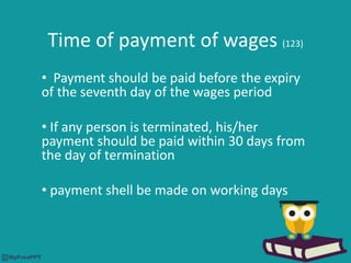Wages and Payments | PPTX