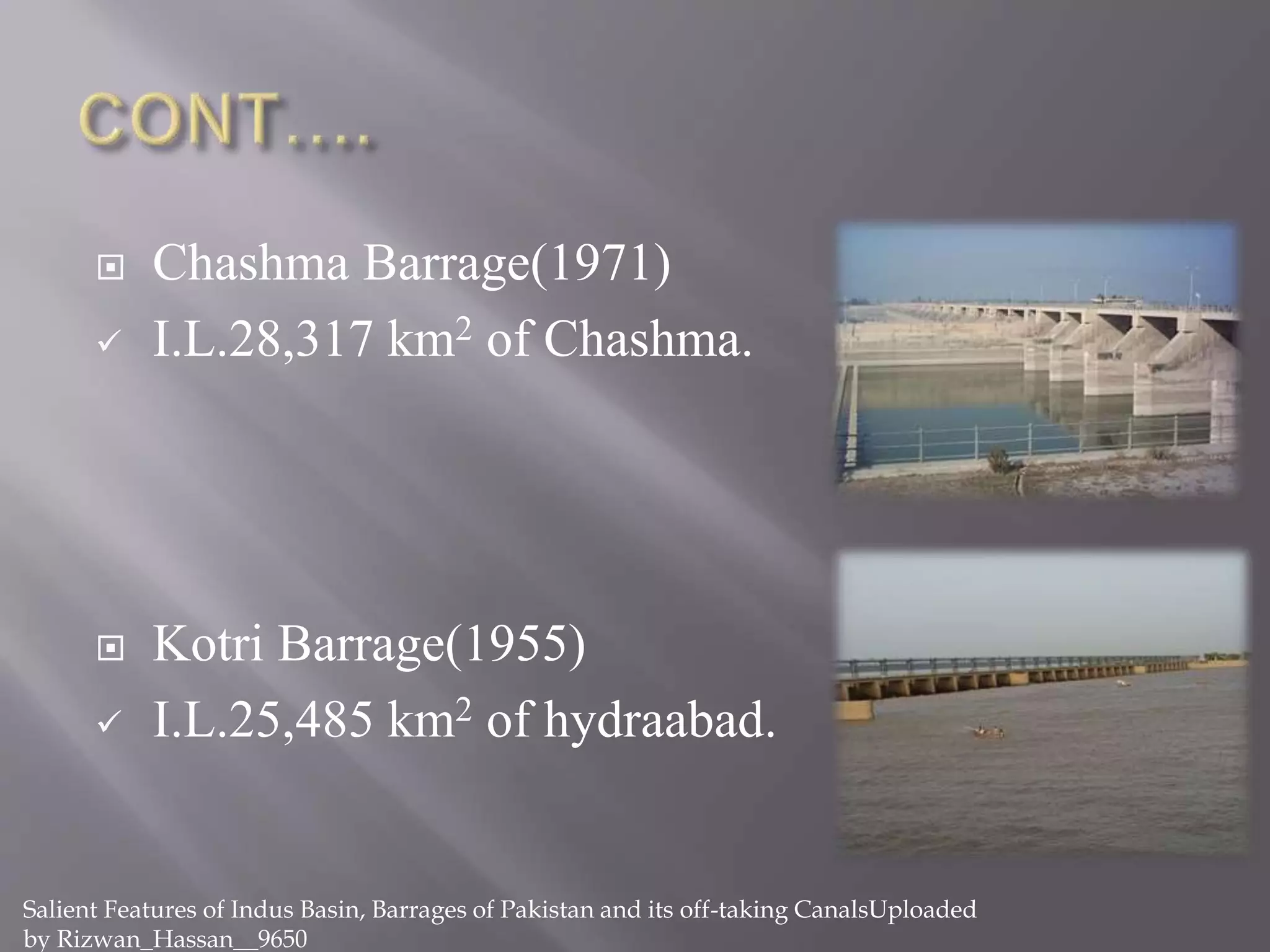 pakistan indus basin irrigation system | PPT