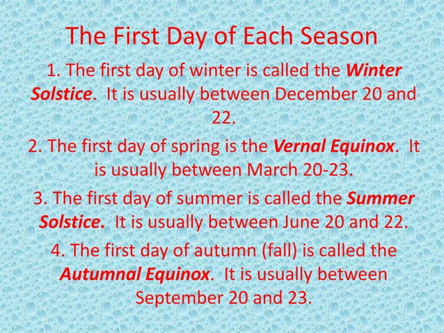Changes in seasons | PPTX | Weather | Science