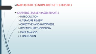structure of research report | PPTX