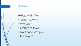 Java project | PPT