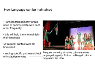Language Shift and Language Maintenance | PPTX