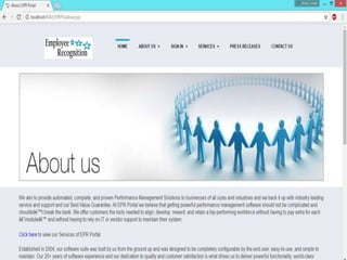 Presentation on Employee Recognition System | PPTX