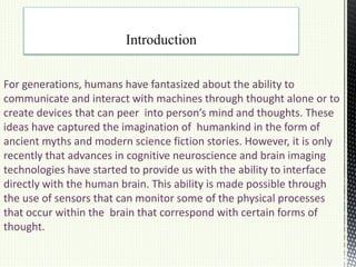 Brain computer Interface | PPTX