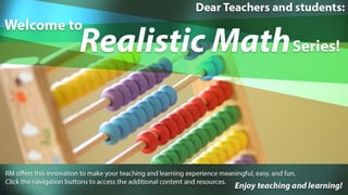 Realistic Math | PPTX