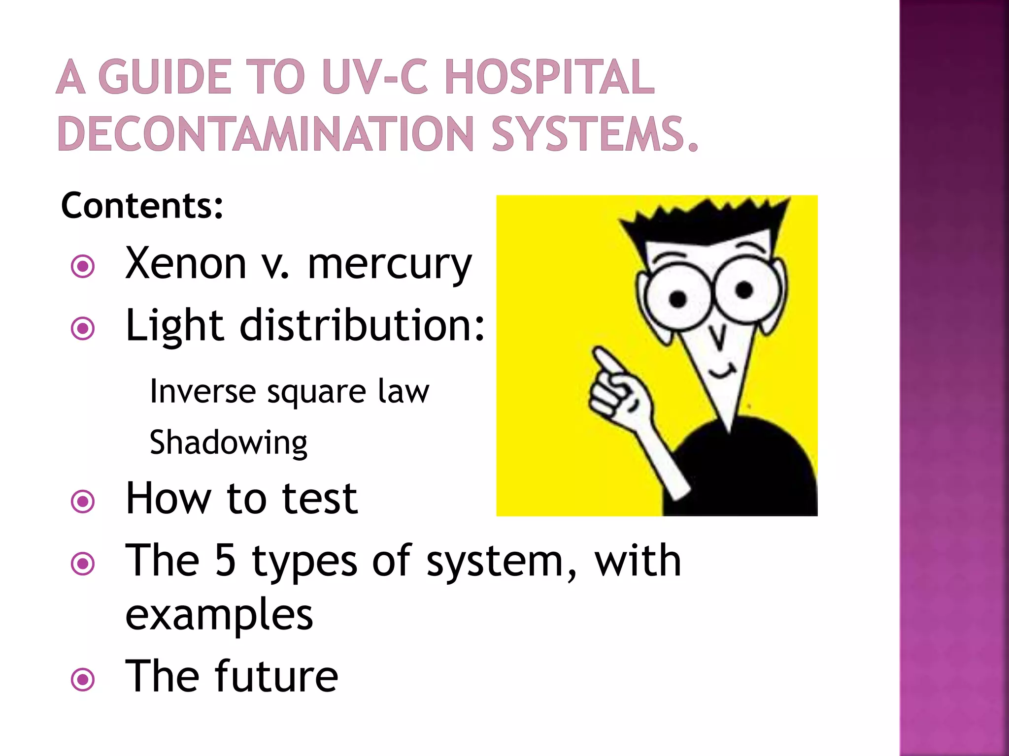 How to choose a UV area disinfection system | PPT