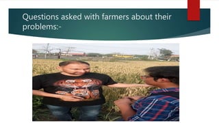 CHALLENGES FACED BY FARMERS DUE TO ENVIRONMENTAL CHANGES | PPTX