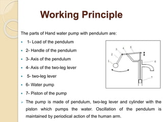Modification in Hand pump With Help Of Two Stage mechanical Oscillation ...