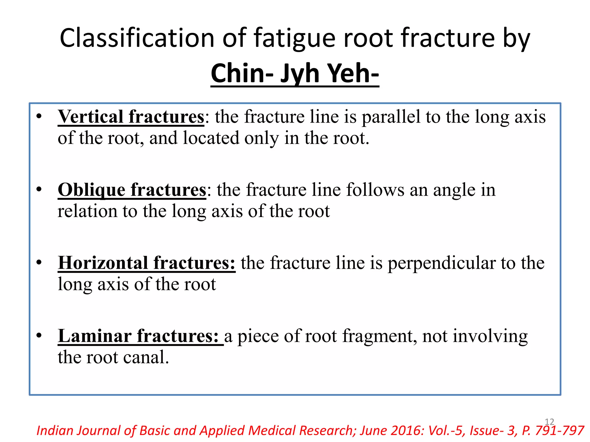 vertical root fracture and it's management ..... | PPTX