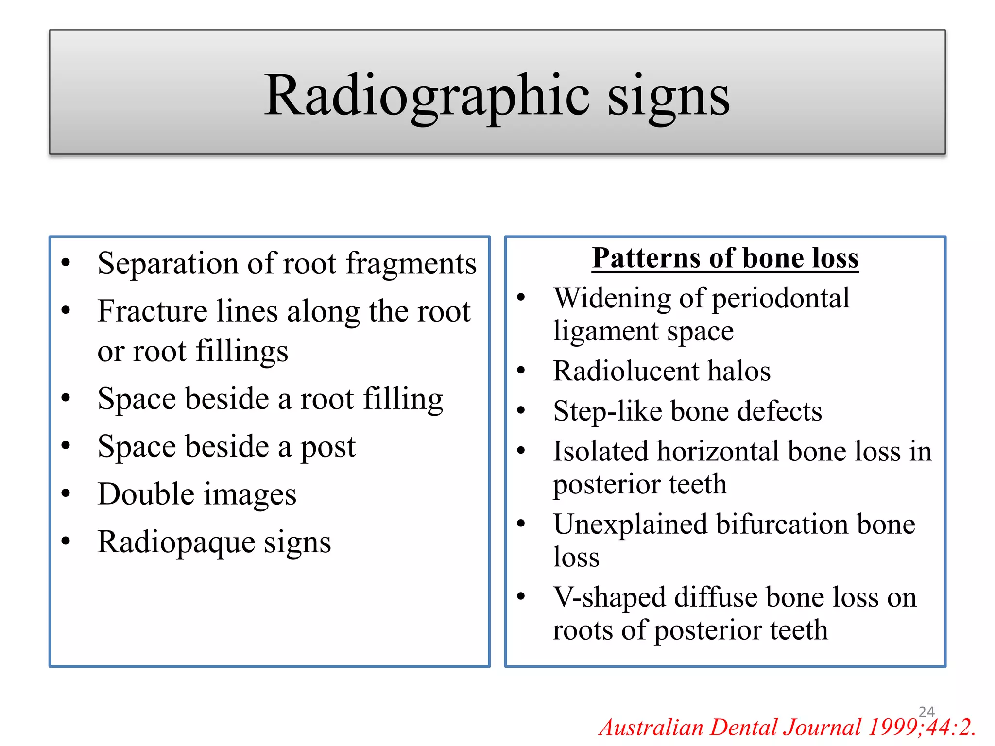 vertical root fracture and it's management ..... | PPTX