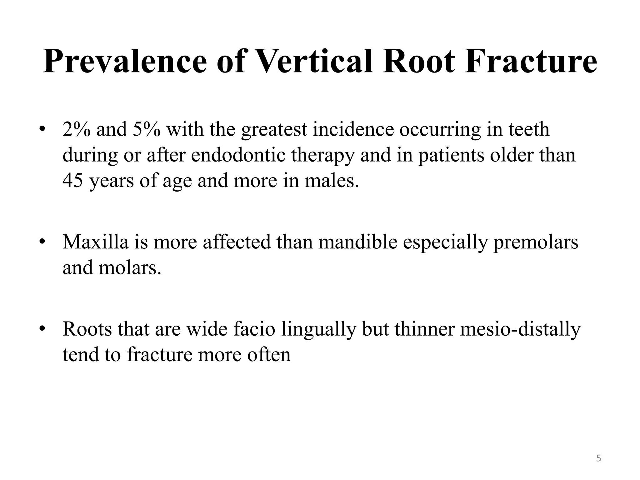 vertical root fracture and it's management ..... | PPTX
