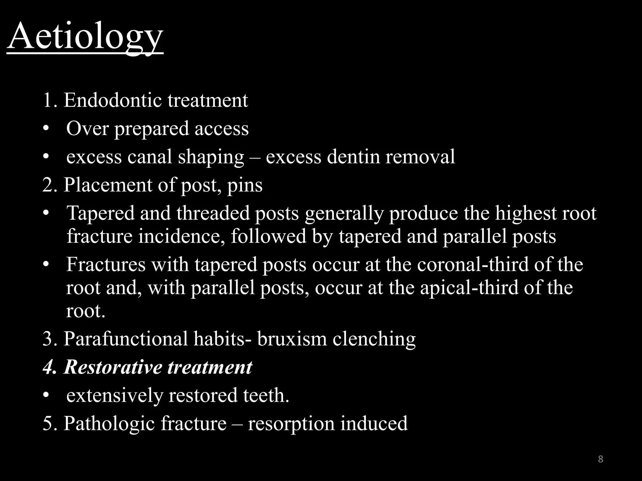 vertical root fracture and it's management ..... | PPTX
