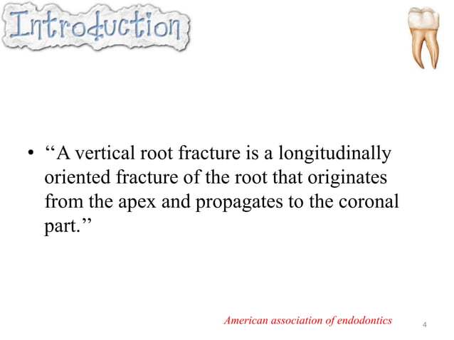 vertical root fracture and it's management ..... | PPTX | Dental Health ...