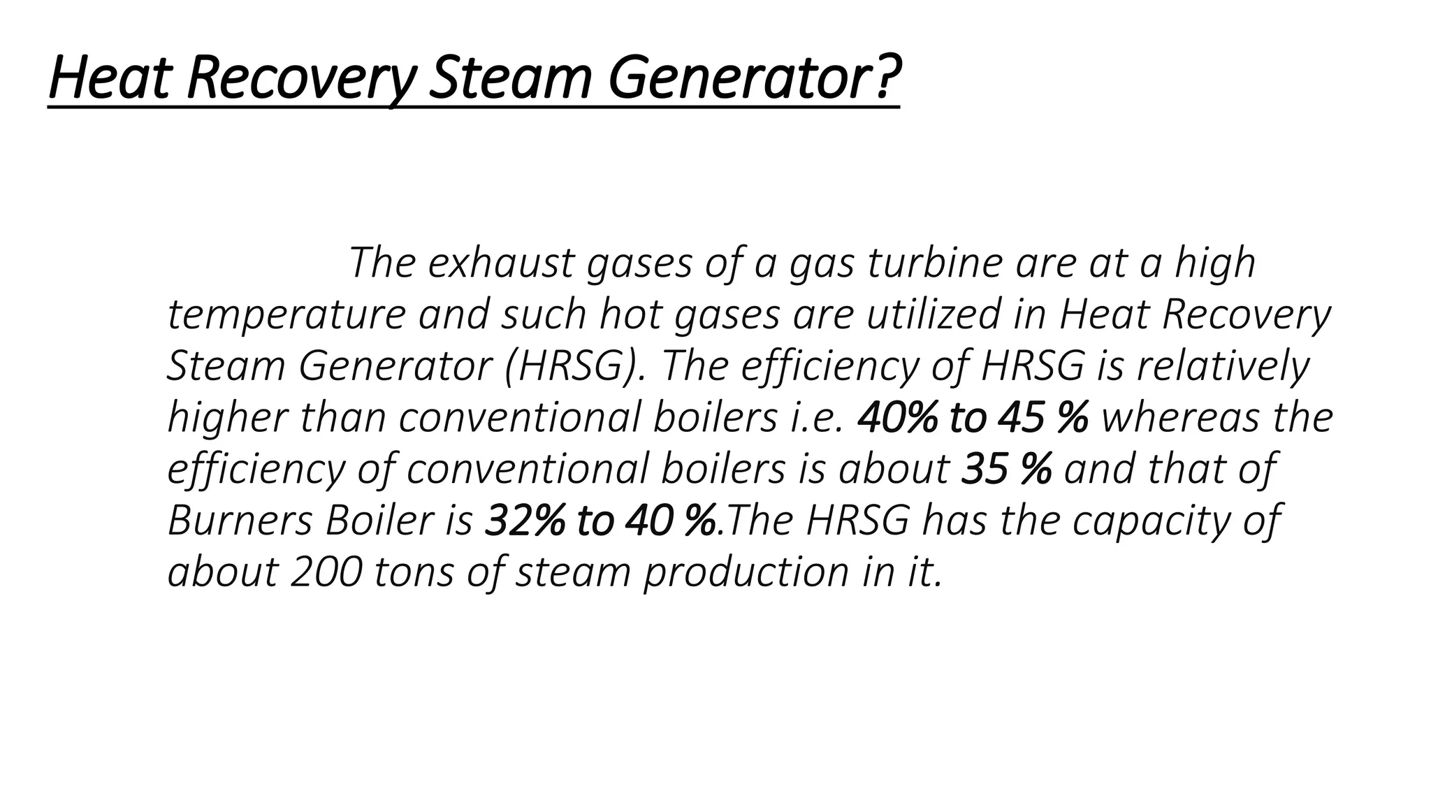 Combined cycle power plant HRSG benefits | PPTX
