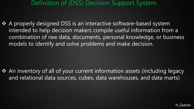 Decision support system and mat lab code | PPTX | Databases | Computer ...